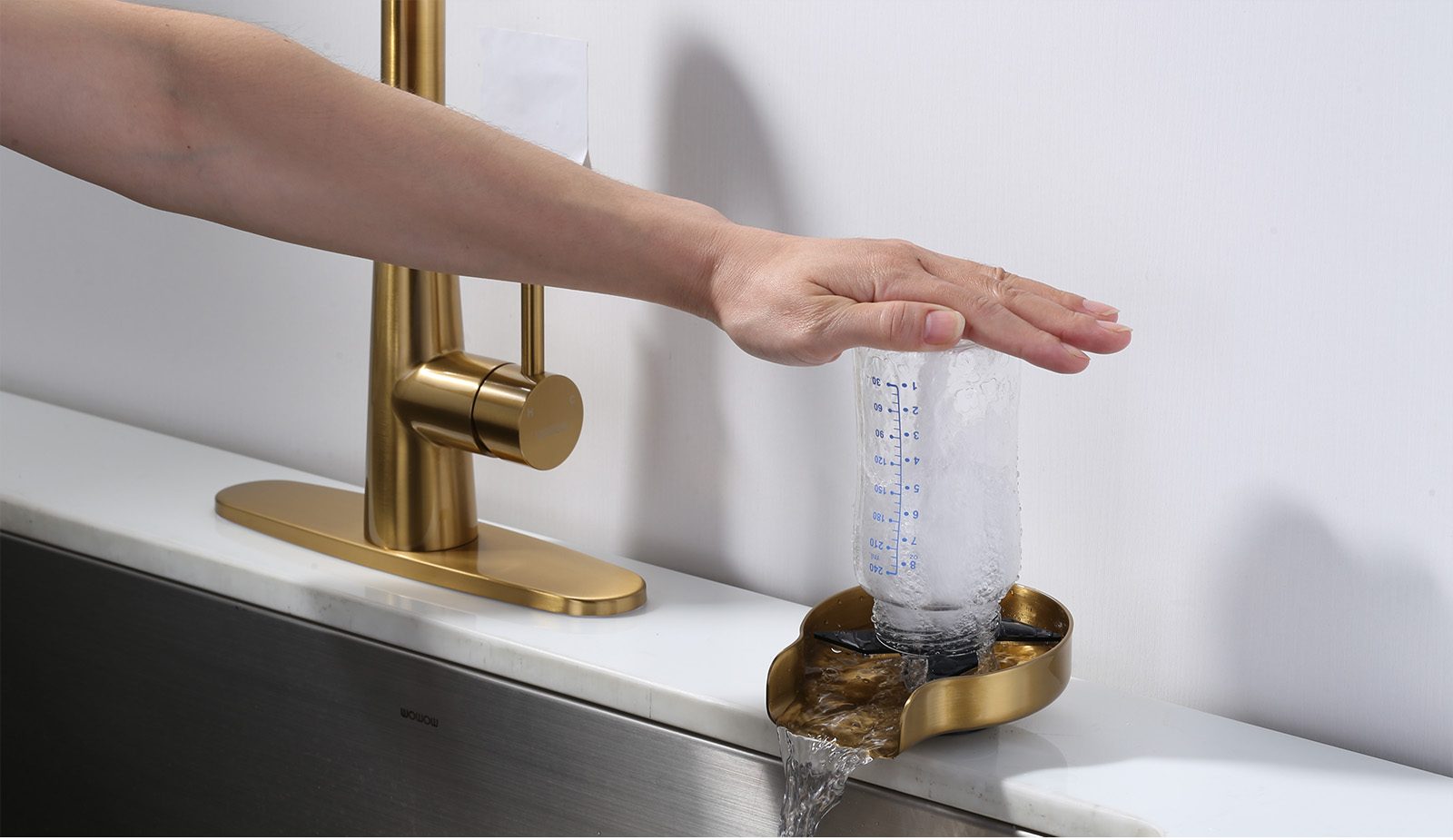 K1012G High Pressure Cup Rinser Glod Stainless Steel | Wiga Tap ...